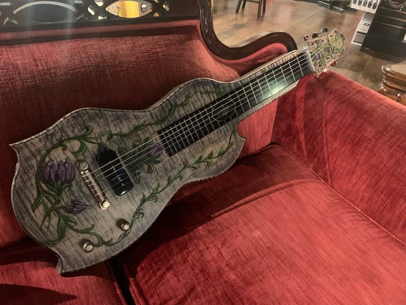 Boudro "Purple Rose" Lap Steel 2023 - "Purple Rose" Lap Steel | Reverb
