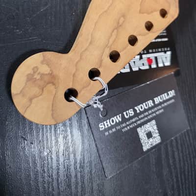 Allparts SRO-WRF AAA+ Roasted Flame Maple Ultra Mod Strat | Reverb