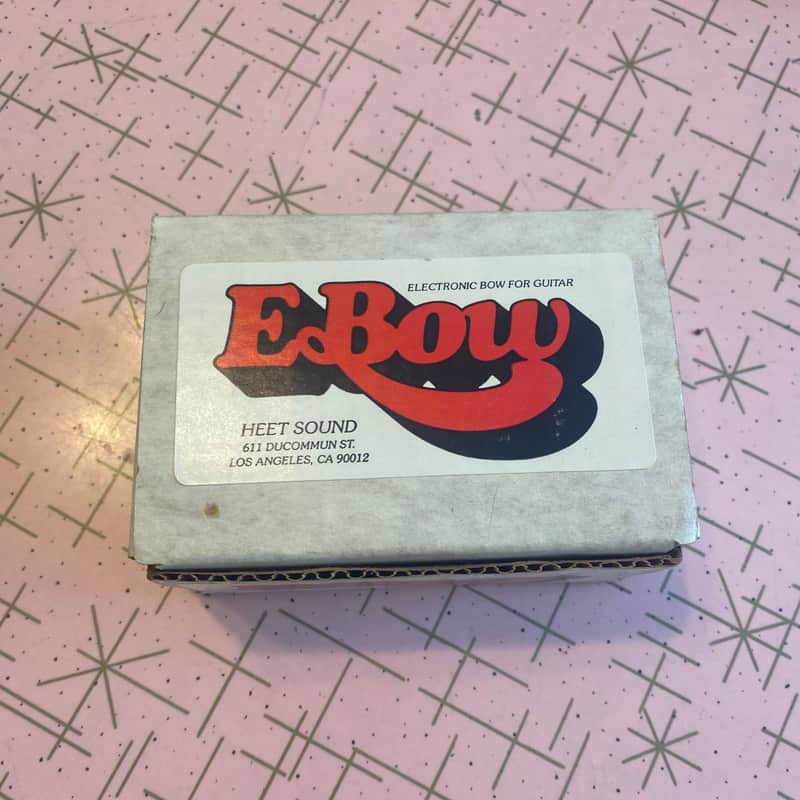Vintage Ebow in box from LA! Made in USA E bow 1980s Rare | Reverb