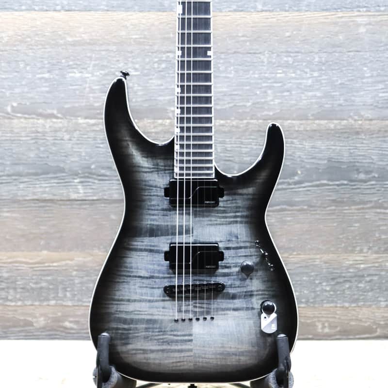 ESP LTD MH-1000NT Charcoal Burst Flamed Maple Top | Reverb Canada