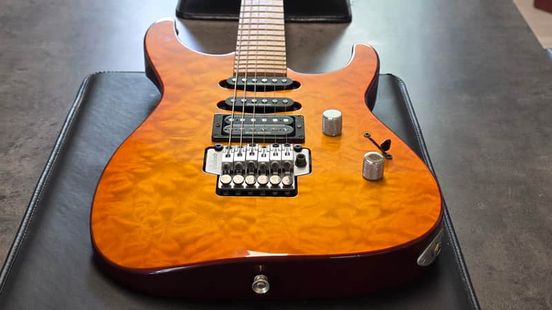Jackson PC3 Phil Collen Signature Strat HSS AAA Quilt Top MIJ | Reverb