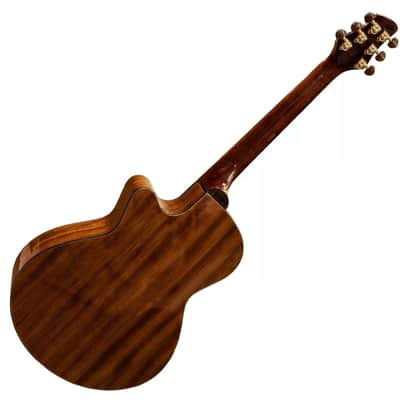 Guvnor GA705CE Electro Acoustic Guitar Folk Style Cutaway | Reverb
