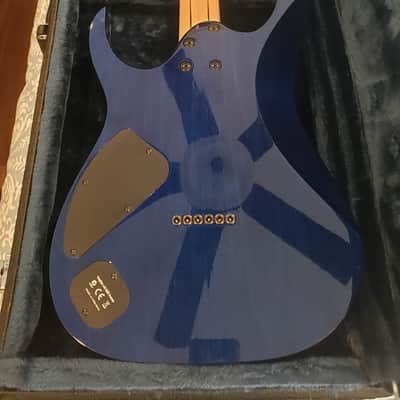 Ibanez RG921QM Premium RG in Quilted Blue w/Custom Piezo | Reverb