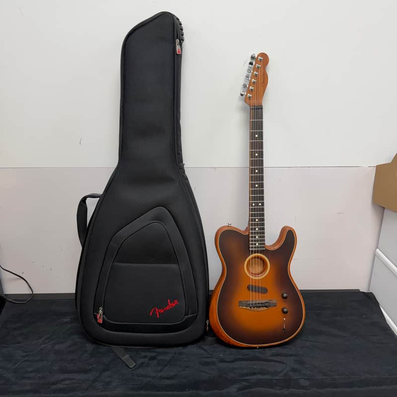 Used Fender American Acoustasonic Telecaster Acoustic | Reverb