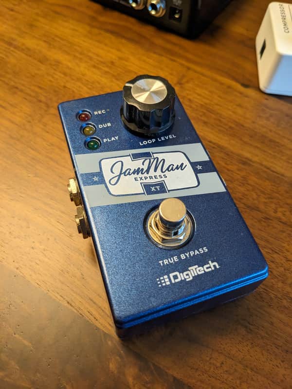 DigiTech JamMan Express XT Compact Stereo Looper 2010s - Blue | Reverb