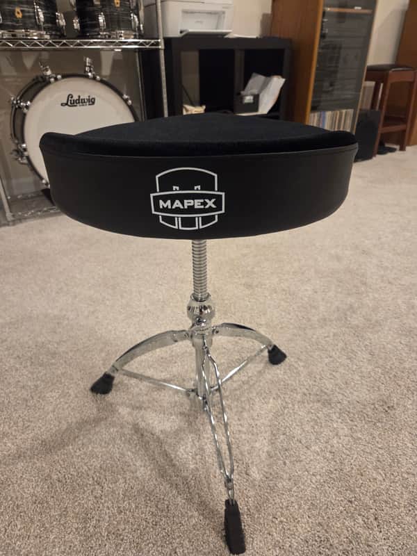 Mapex T685 Cloth Saddle Top Throne with Threaded Spindle 2024 | Reverb
