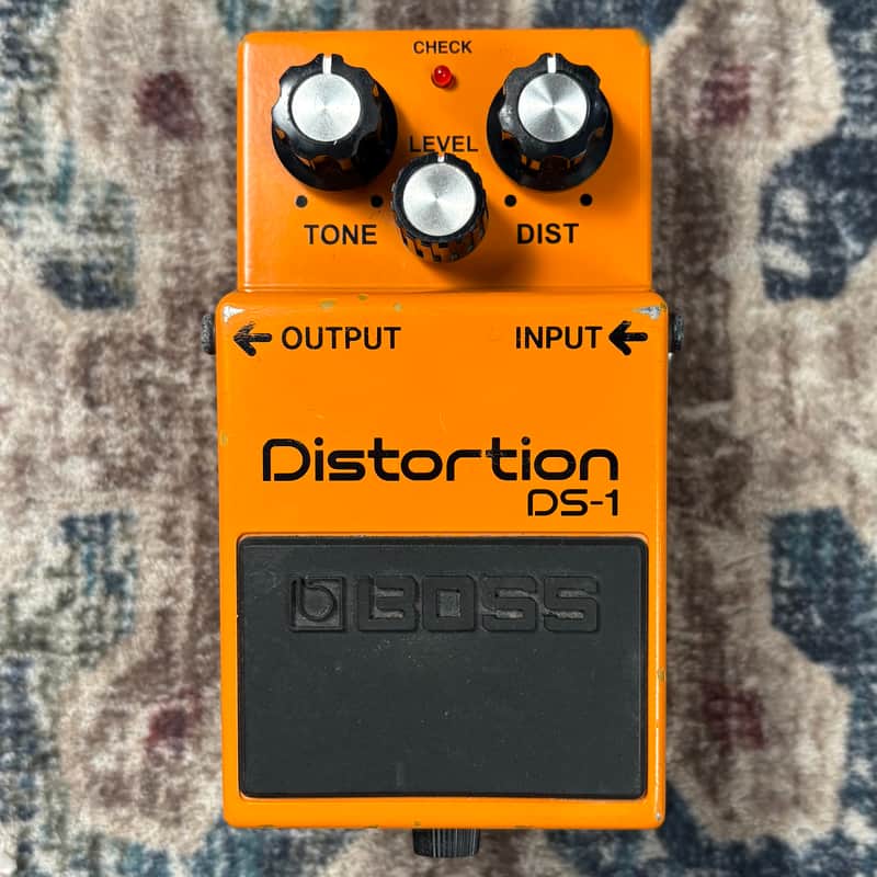 BOSS Distortion DS-1 Silver Label Distortion Guitar Effect | Reverb