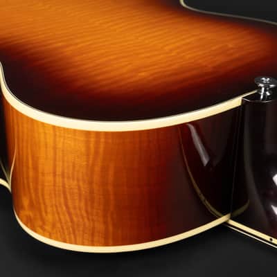 2015 Gibson Custom Shop J-185 Red Spruce - Sunset Burst | USA | Reverb