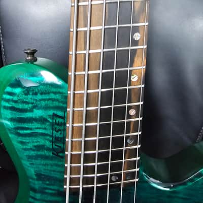 Kiesel Zeus Headless Multi-Scale 6 string bass Emerald Green | Reverb