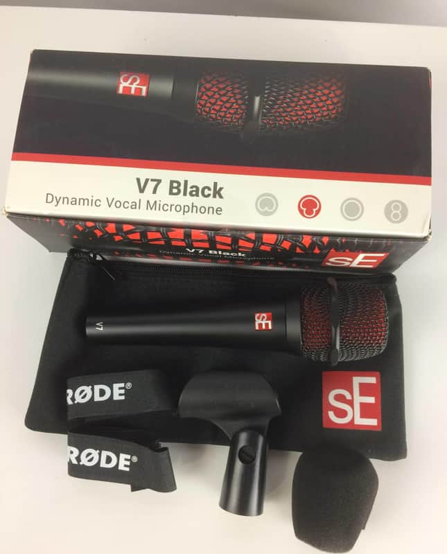 sE Electronics V7 Dynamic Vocal Microphone, Black | Reverb