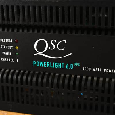 QSC PowerLight 6.0 PFC Power Factor Corrected 2-Channel Power | Reverb