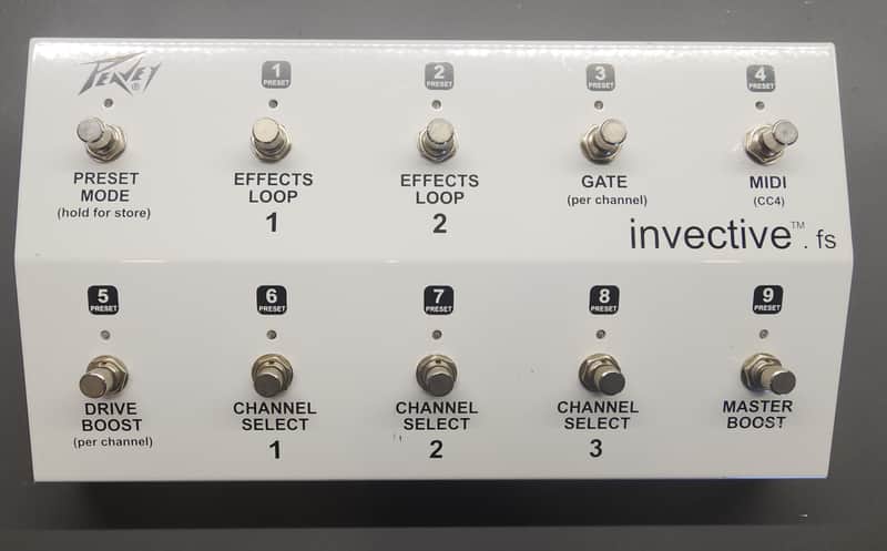 Peavey Invective FS Remote Amplifier Footswitch | Reverb
