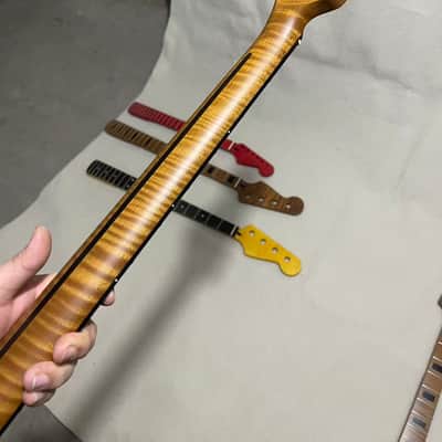 4-string electric bass neck p bass stainless steel 21 frets | Reverb