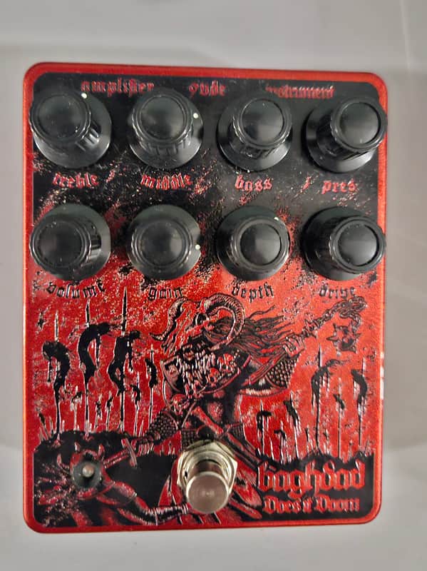 Does it Doom Baghdad pre amp distortion 2023 - Red | Reverb