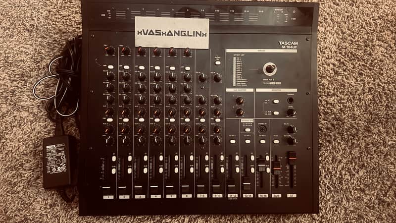 Tascam M-164UF 16-Channel Mixing Board with Digital Effects | Reverb
