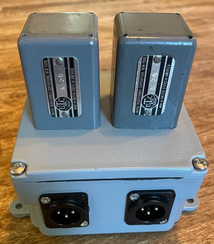 UTC transformer mix bus box stereo / dual mono for ssl neve | Reverb