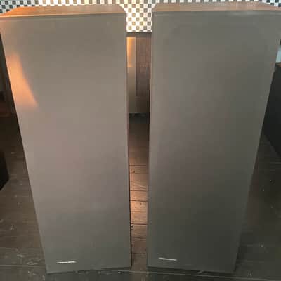 Realistic T-200 Vintage Floor Standing Tower Speakers Wood | Reverb