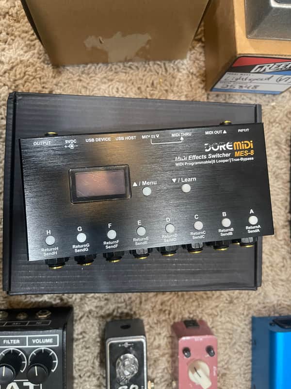 Doremidi MES-8 8 Audio/Pedal Midi Loop Switcher with USB Host | Reverb