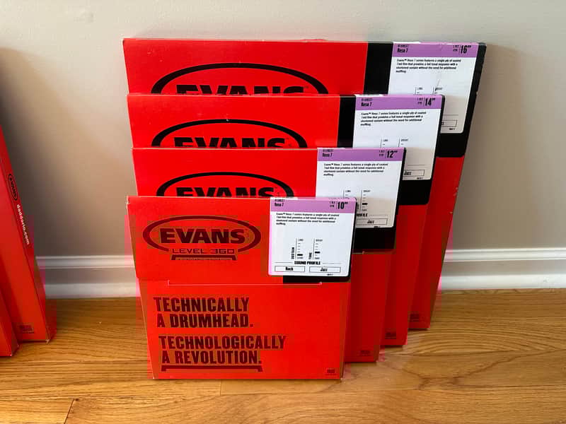 Evans RESO 7 Coated Resonant (10/12/14/16") Tom Drum Head | Reverb