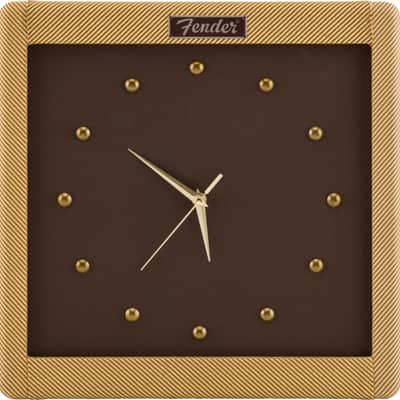Fender™ Tweed Wall Clock Model #: 9170000007 - Battery | Reverb