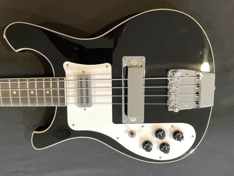 Harley Benton RB-414 LH BK Black 4-String Bass Guitar - LEFTY | Reverb