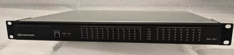 Crestron Avia DSP-1281 Audio Signal Processor with Dante | Reverb