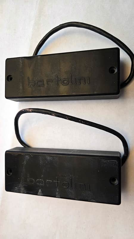 Bartolini M4 / M45C Dual-Coil Bass Soap-bar Pickups 4" x 1.5" | Reverb