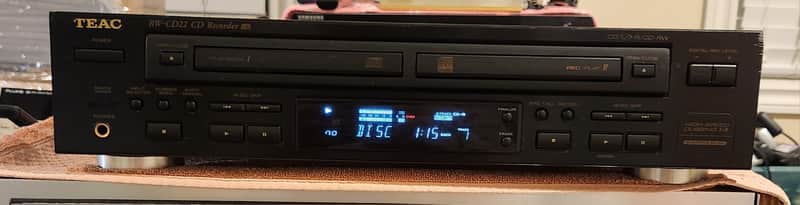 TEAC TEAC RW-CD22 is a vintage dual-deck CD player and | Reverb