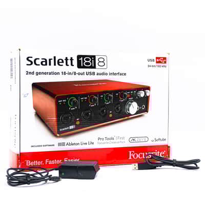Focusrite Scarlett 18i8 USB Audio Interface (3rd Generation) | Reverb