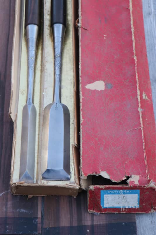 Luthier Tools 2 x 'Antique' Japanese Nomi (Chisels) c. mid | Reverb