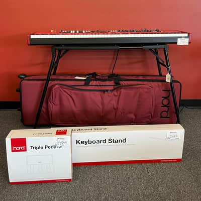 Nord Stage 4 HA88 Hammer Action 88-Key Digital Piano - Red | Reverb