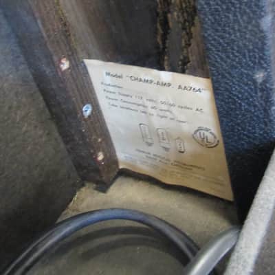 1969 Fender Champ Amp, Drip Edge with (AA764 Blackface | Reverb