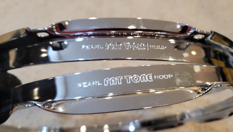 🥁 Pearl Fat Tone Hoops – 14" Snare Drum – 10-Lug Pair – | Reverb