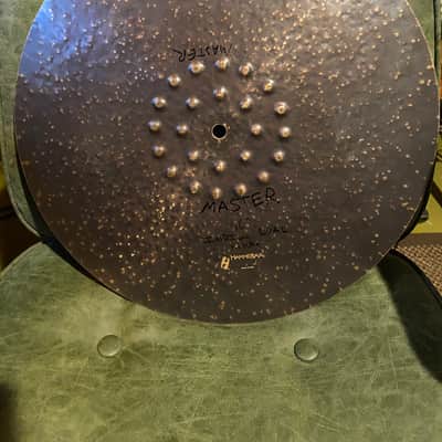 Rare 16" Hammerax Indigo Dual Hi Hat Cymbals Flat Top Bottom | Reverb