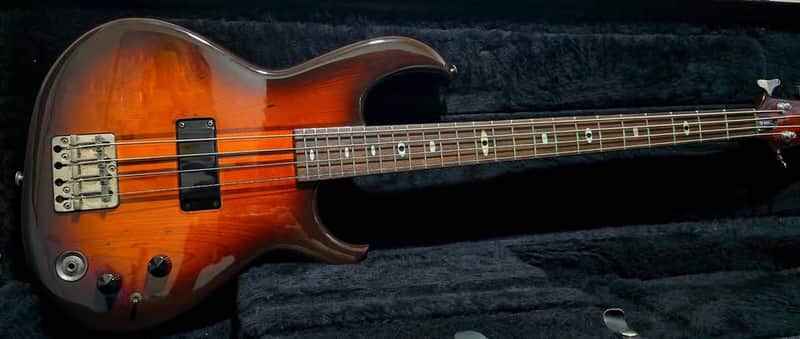 1982 Aria Pro II Japan SB-R60 Neck thru Bass -Walnut all | Reverb