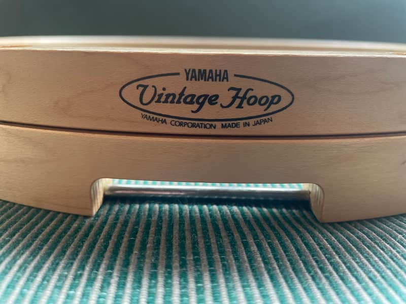 14” Yamaha Vintage Wood Hoops (pair) for 10 lugs snare | Reverb