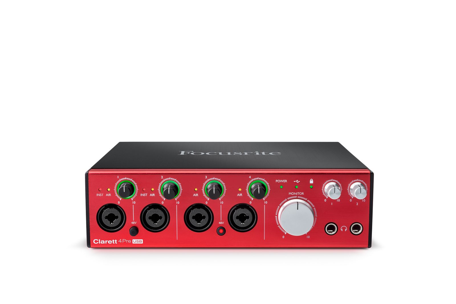 Focusrite Clarett 4Pre USB Audio Interface | Reverb