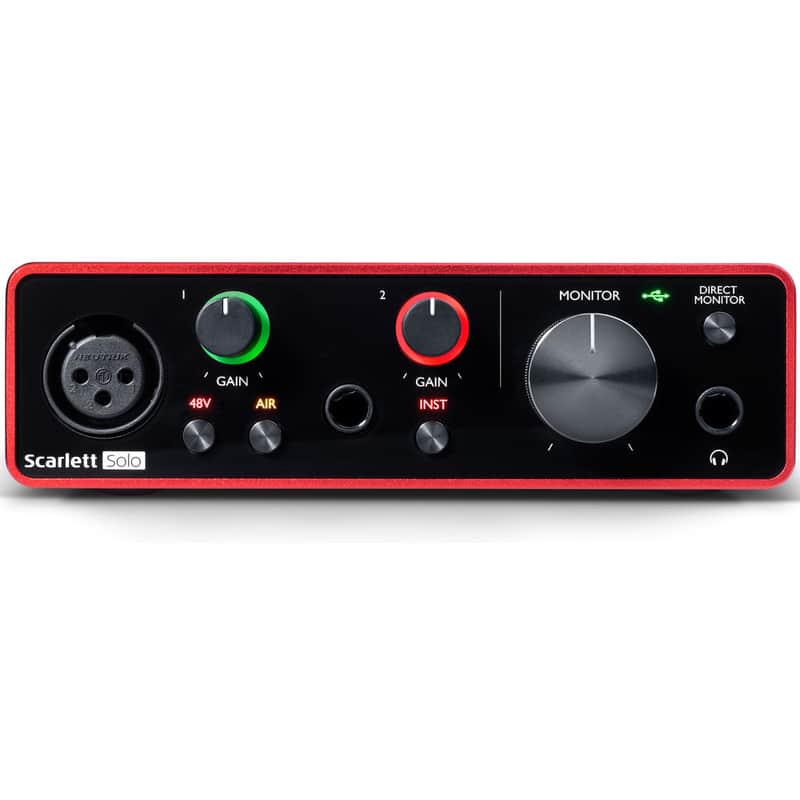 Focusrite Scarlett Solo 3rd Gen USB Audio Interface | Reverb