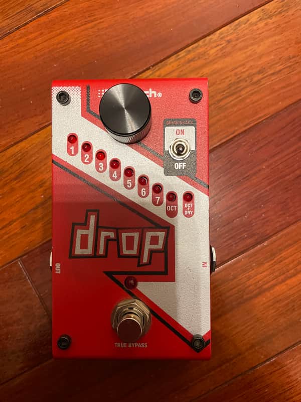 DigiTech Drop Compact Polyphonic Pitch-Shifter 2010s - Red | Reverb