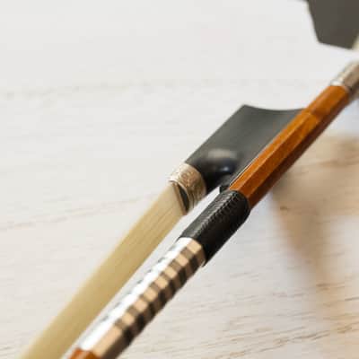 MI & VI STRINGS Pernambuco Wood Violin / Viola Bow with | Reverb