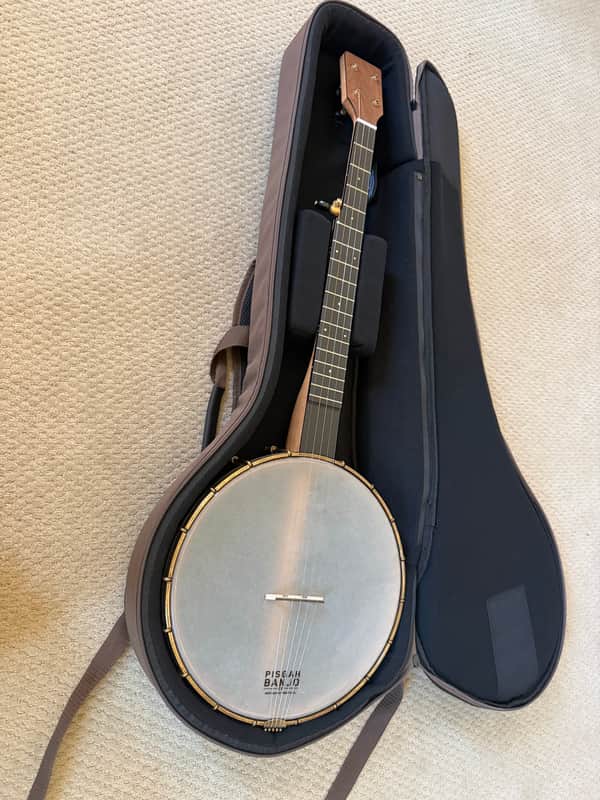 Pisgah Roscoe 12" Open Back Banjo Walnut w/Padded Gig Bag | Reverb
