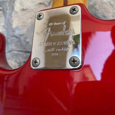 Fender Stratocaster ST-57AS 40th Anniversary - Candy Apple | Reverb
