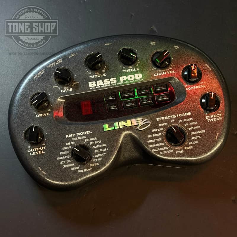 Used Line 6 Bass Pod w/bag TSU23415 | Reverb