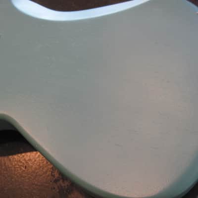 SurfLeaf Body/Hybrid Short Scale Jazz Bass 2024 - Satin Teal | Reverb