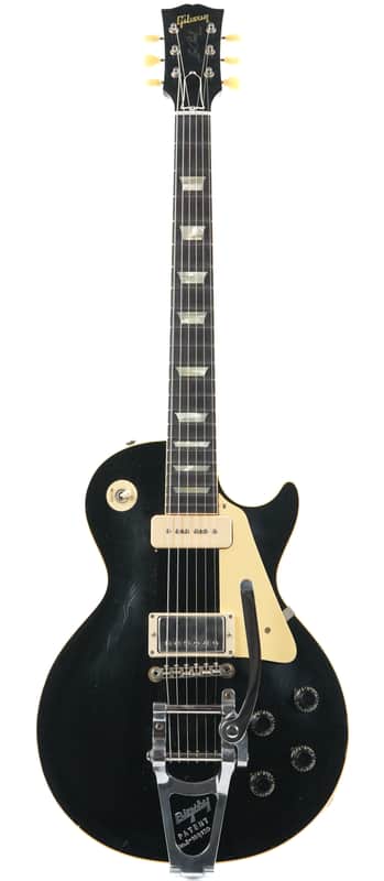 Gibson Les Paul '56 Standard Ebony Top Bigsby Murphy Lab | Reverb