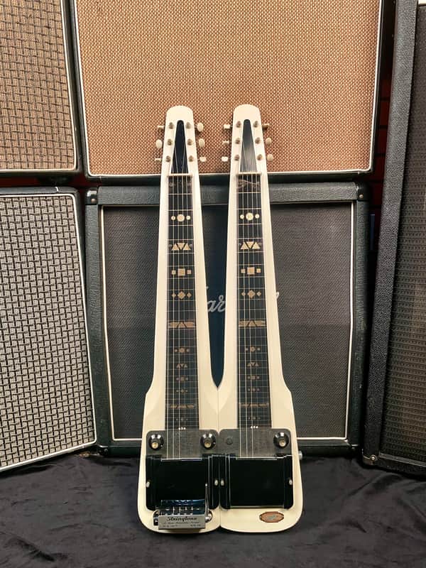 Supro/Valco Comet Double Neck 6/6-String Lap Steel 1956 white | Reverb