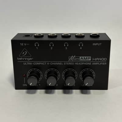 Behringer MicroAMP HA400 4-Channel Stereo Headphone Amplifier | Reverb