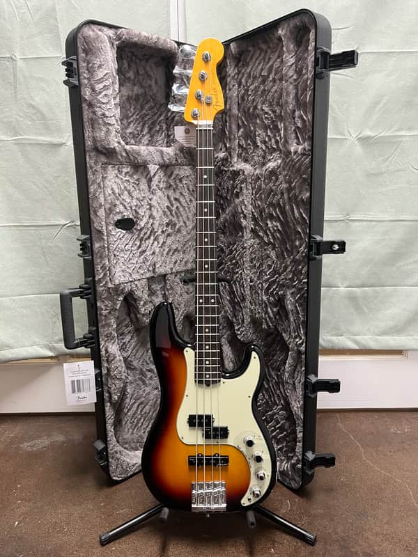 Fender American Ultra Precision Bass - Ultraburst | Reverb