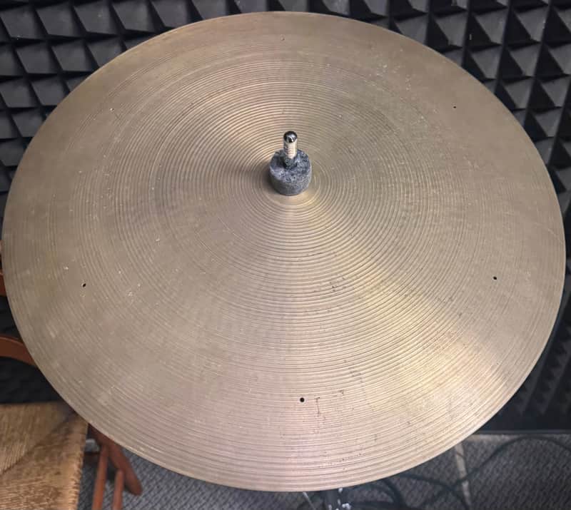 Zildjian A 20” Flat Ride 1970’s - Hollow Ink Logo | Reverb