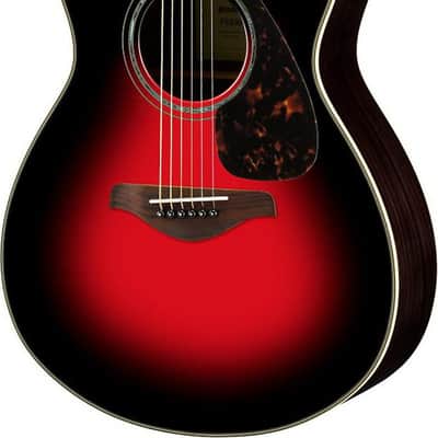 Yamaha FS830 Grand Concert Acoustic Guitar, Solid Spruce Top, | Reverb